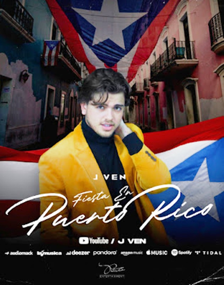 J Ven presenta "Fiesta en Puerto Rico" con su "flow" boricua