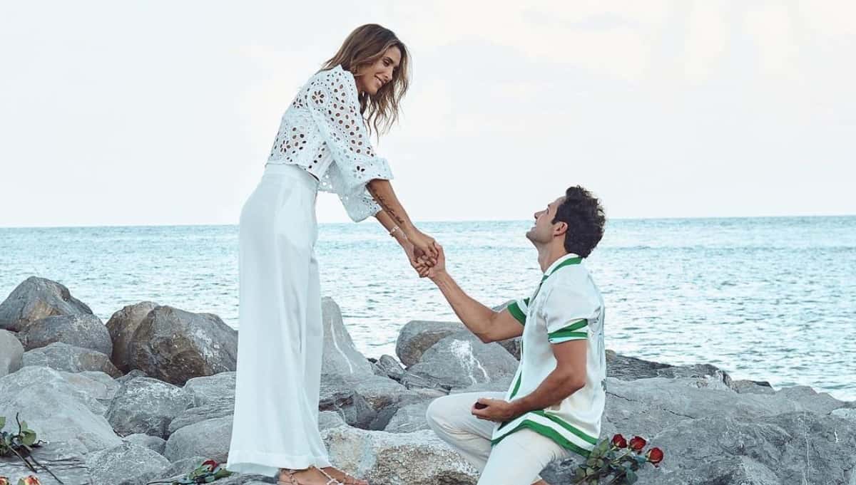 Gabriel Coronel y Daniela Ospina se casaron por el civil-acn