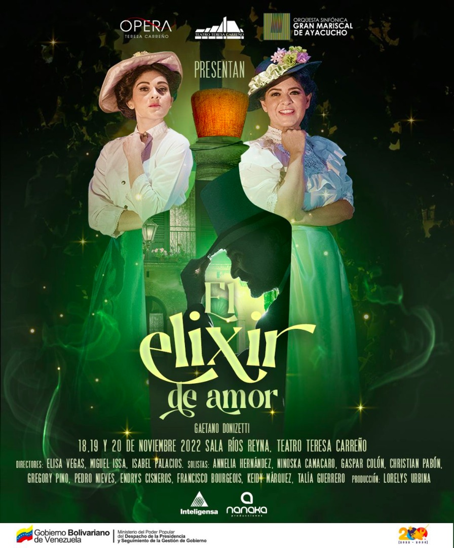Compañía Ópera Teresa Carreño El elixir de amor