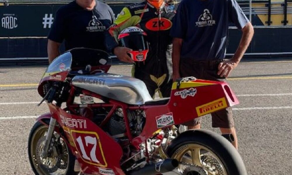 Michael Berti debuta en motociclismo clásico australiano